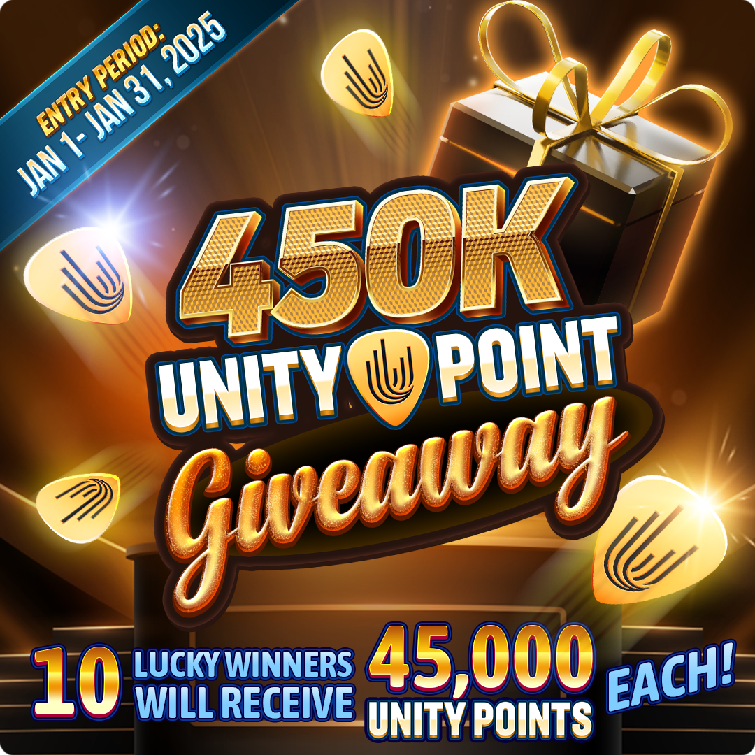 450K Unity Point Giveaway | Hard Rock Games