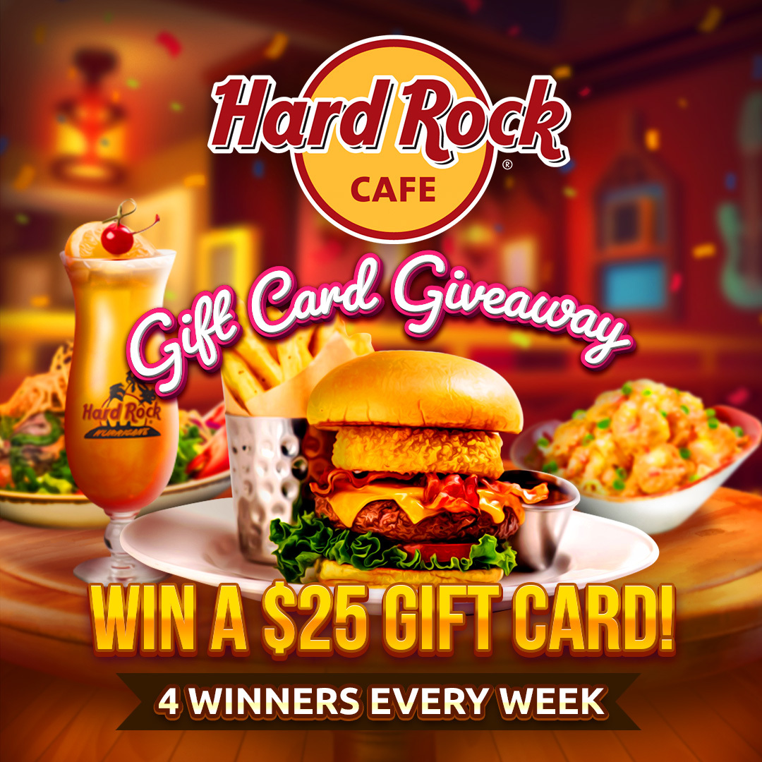 Hard Rock Cafes Gift Card Giveaway | Hard Rock Games