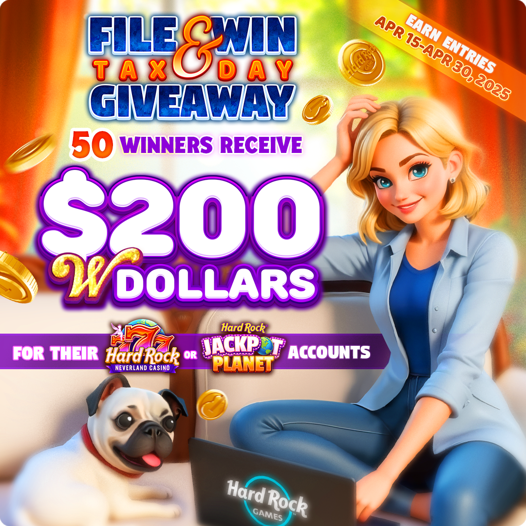 File & Win Tax Day Giveaway - Hard Rock Games