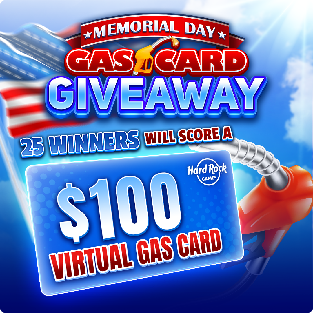 Memorial Day Gas Card Giveaway | Hard Rock Games